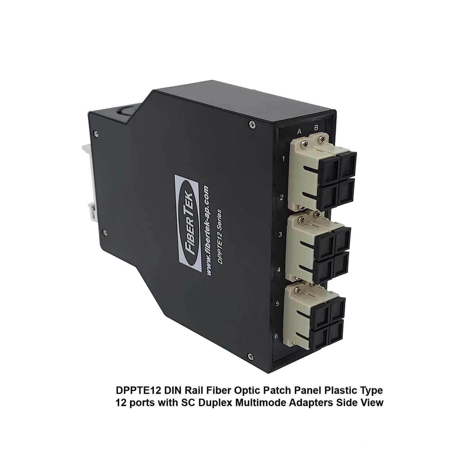 DIN Rail Mount Fiber Patch Panels — FiberTek Fiber Shop