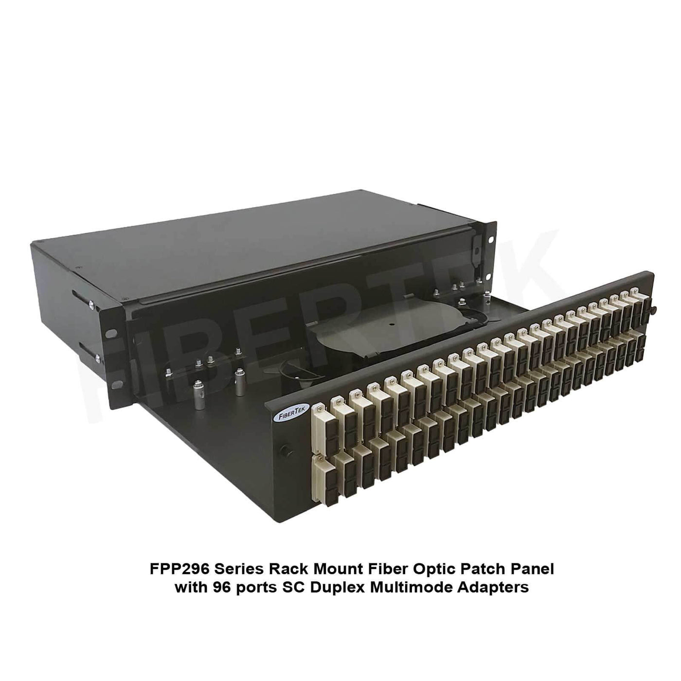 FPP296 Series 2U SC Duplex Fiber Optic Patch Panel — FiberTek Fiber Shop