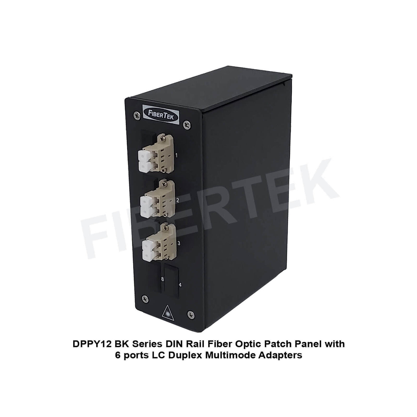 DIN Rail Fiber Optic Patch Panel with LC Duplex DPPY12 BK Series ...