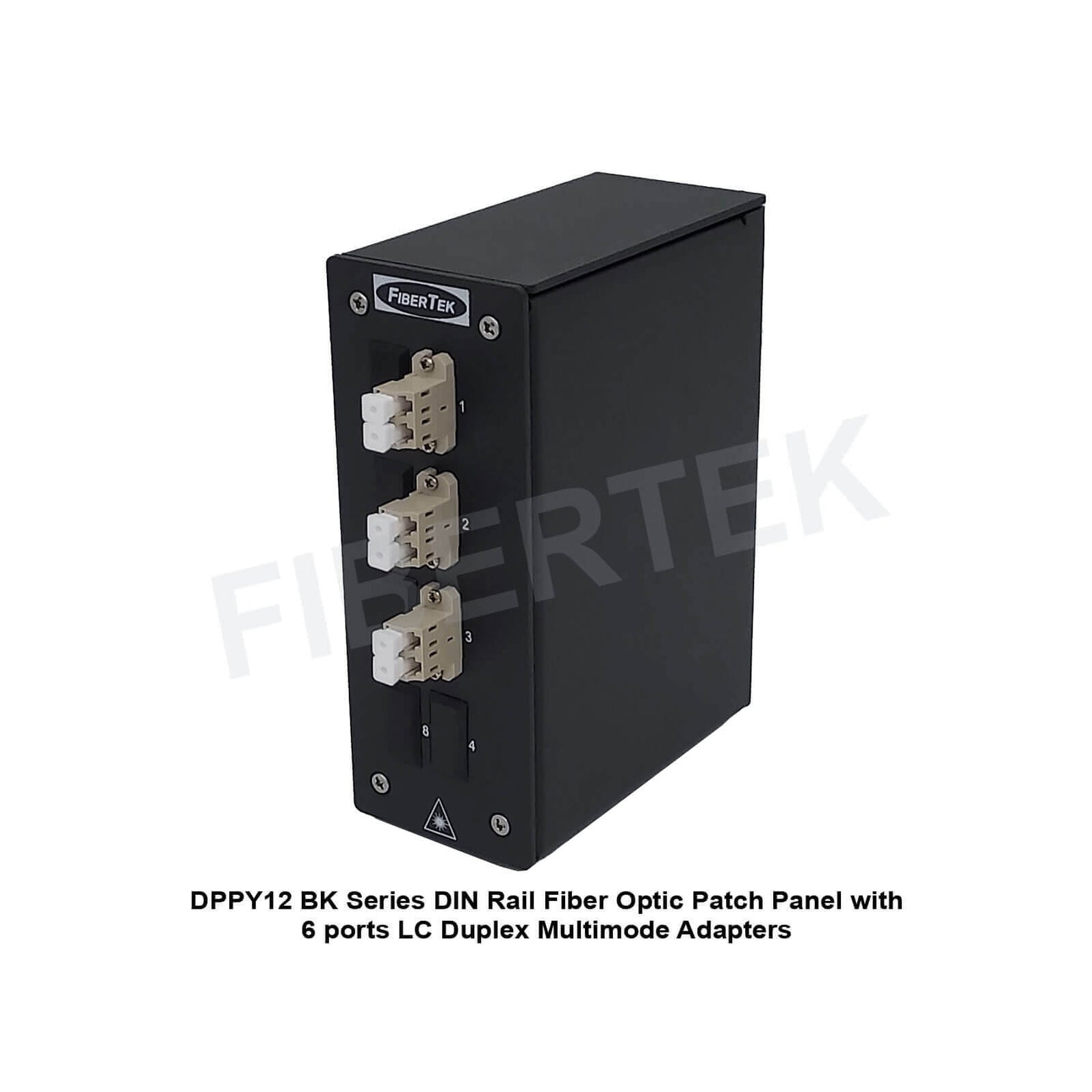 DIN Rail Fiber Optic Patch Panel with LC Duplex DPPY12 BK Series ...
