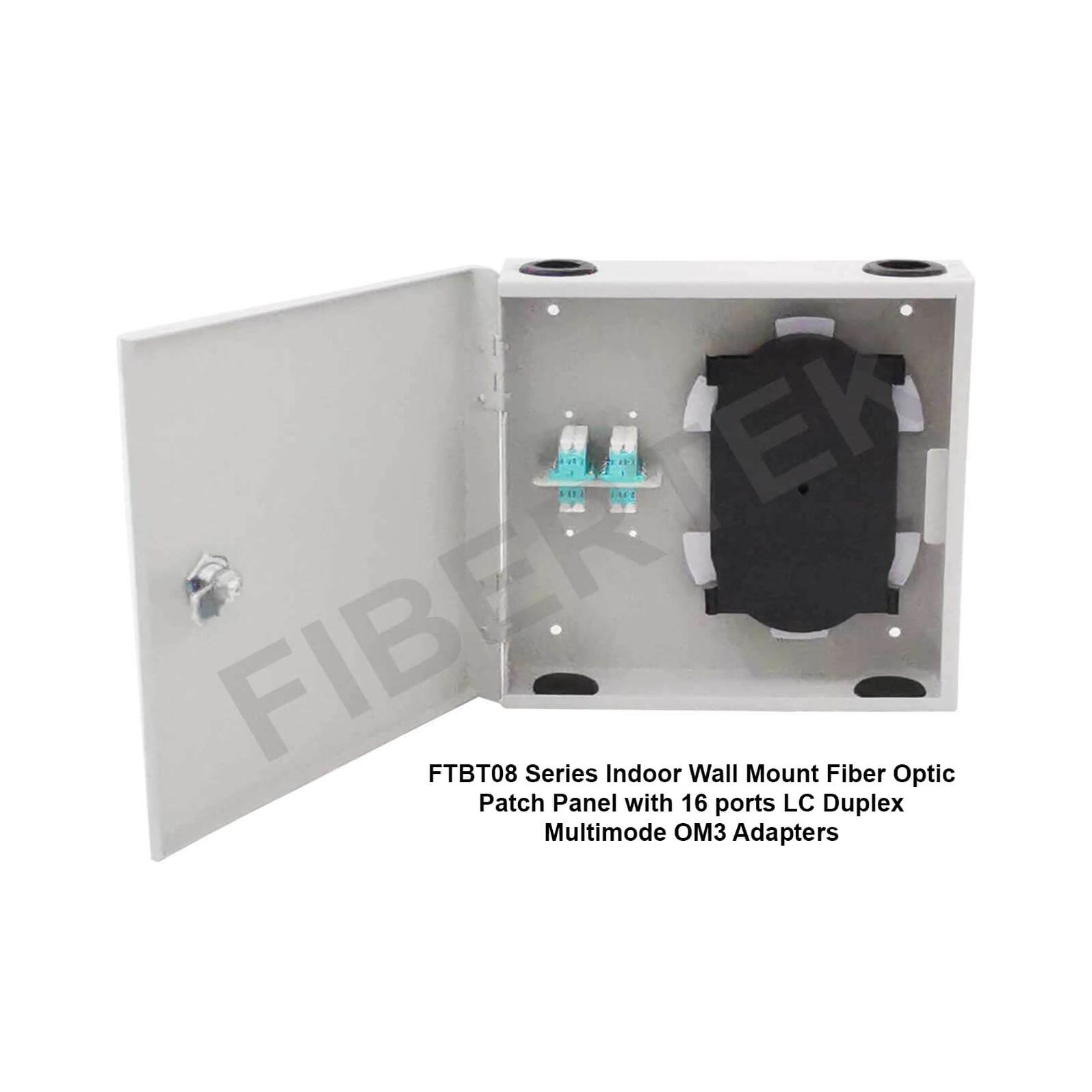 Indoor Wall Mount Fiber Optic Patch Panels FTBT08 Series — FiberTek ...