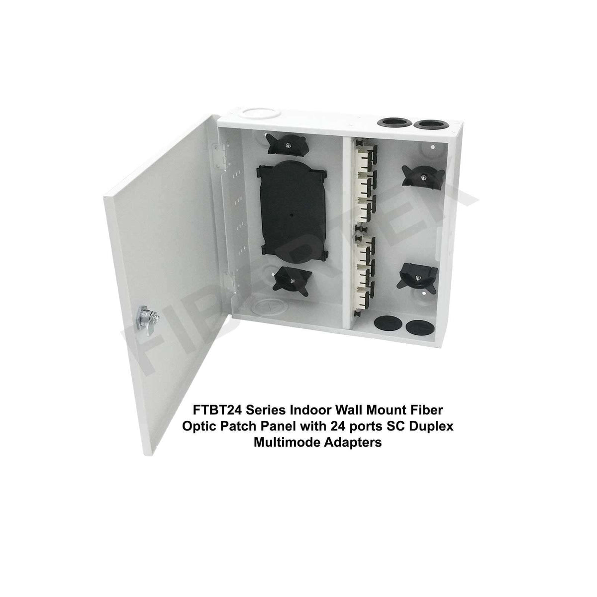 Indoor Wall Mount Fiber Optic Patch Panels FTBT24 Series — FiberTek ...