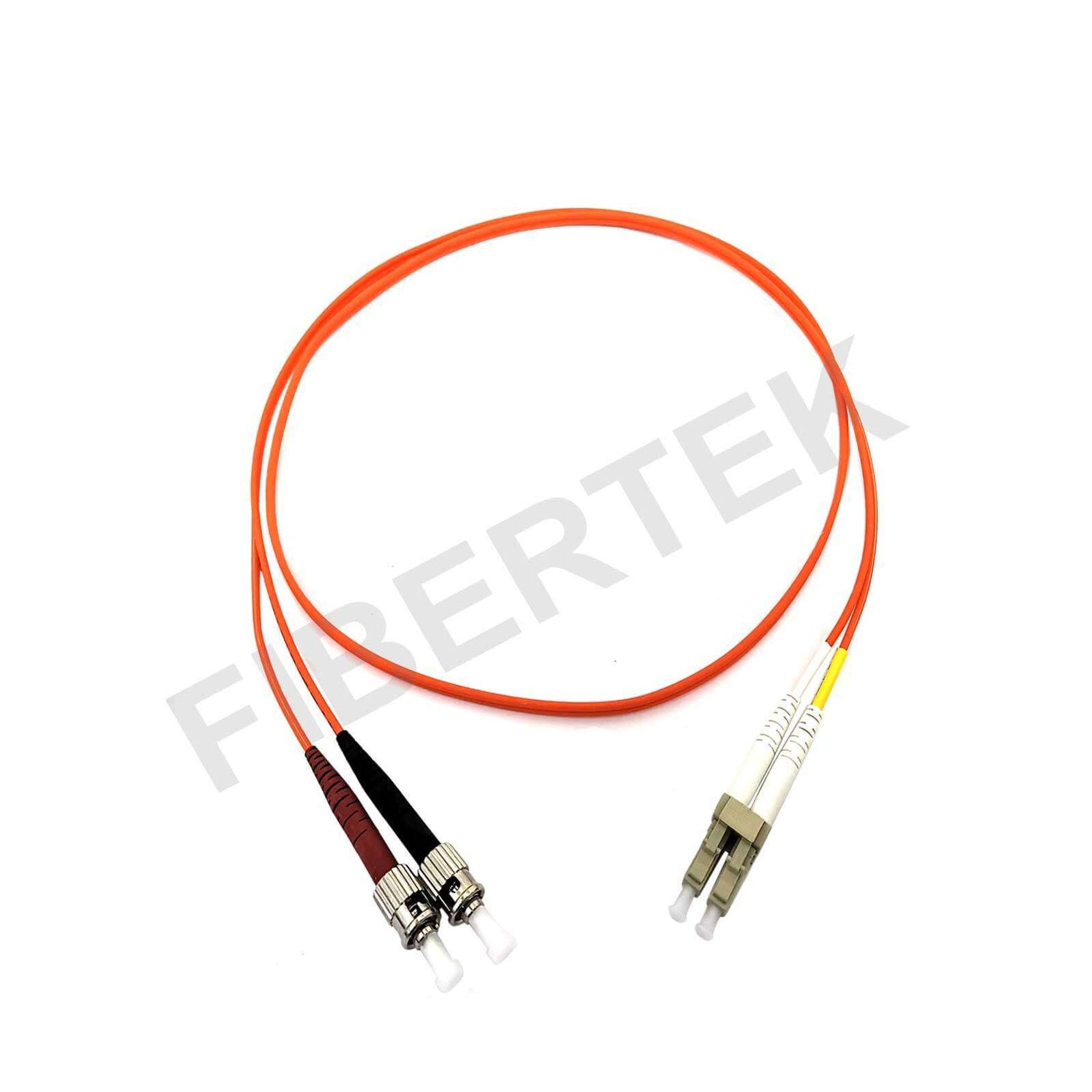 LC UPC to ST UPC Fiber Optic Patch cord with LSZH Jacket — FiberTek Fiber Shop