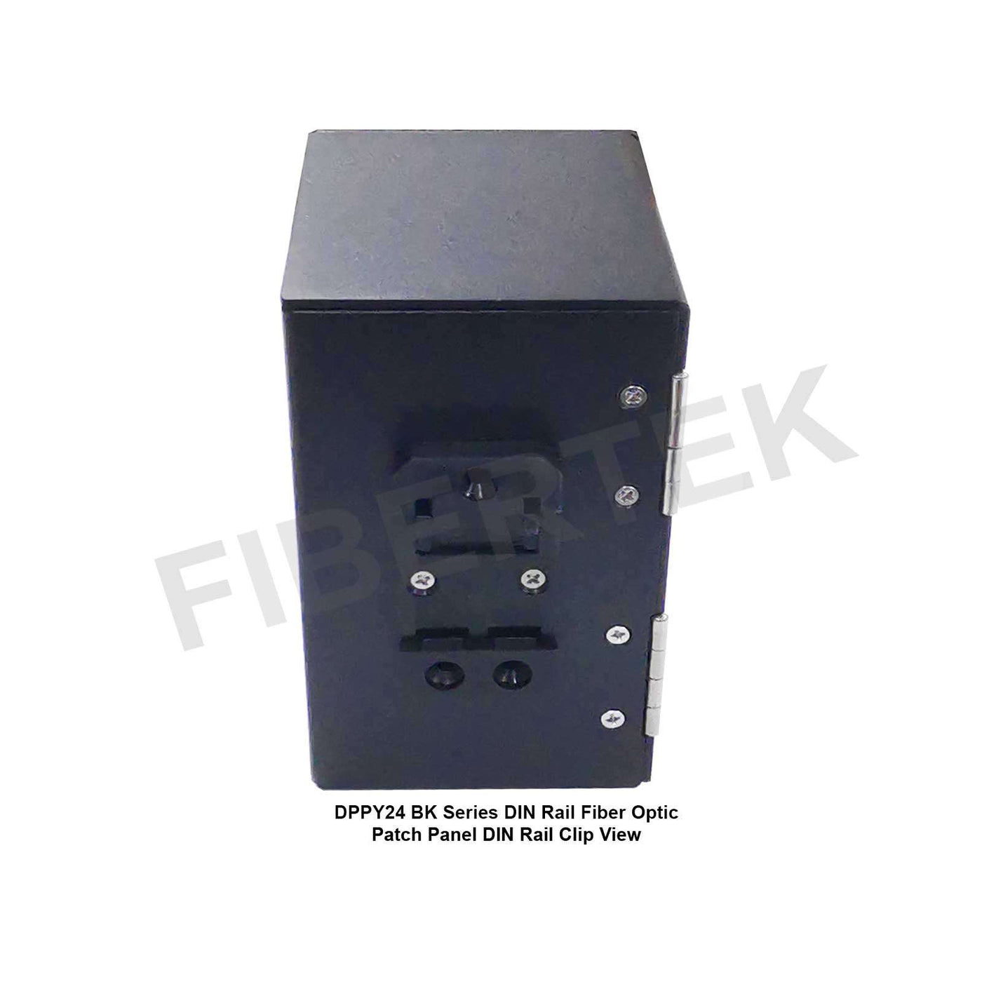 DIN Rail Fiber Optic Patch Panel DPPY24 LC Quad Duplex Adapters (BK Se ...