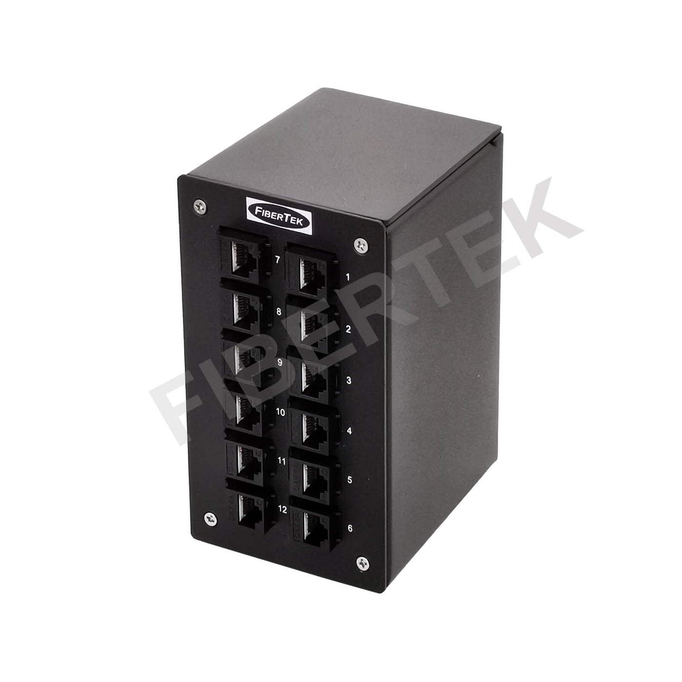 DIN Rail Mount Ethernet Patch Panel DPPY24 BK Series UTP CAT 6A ...