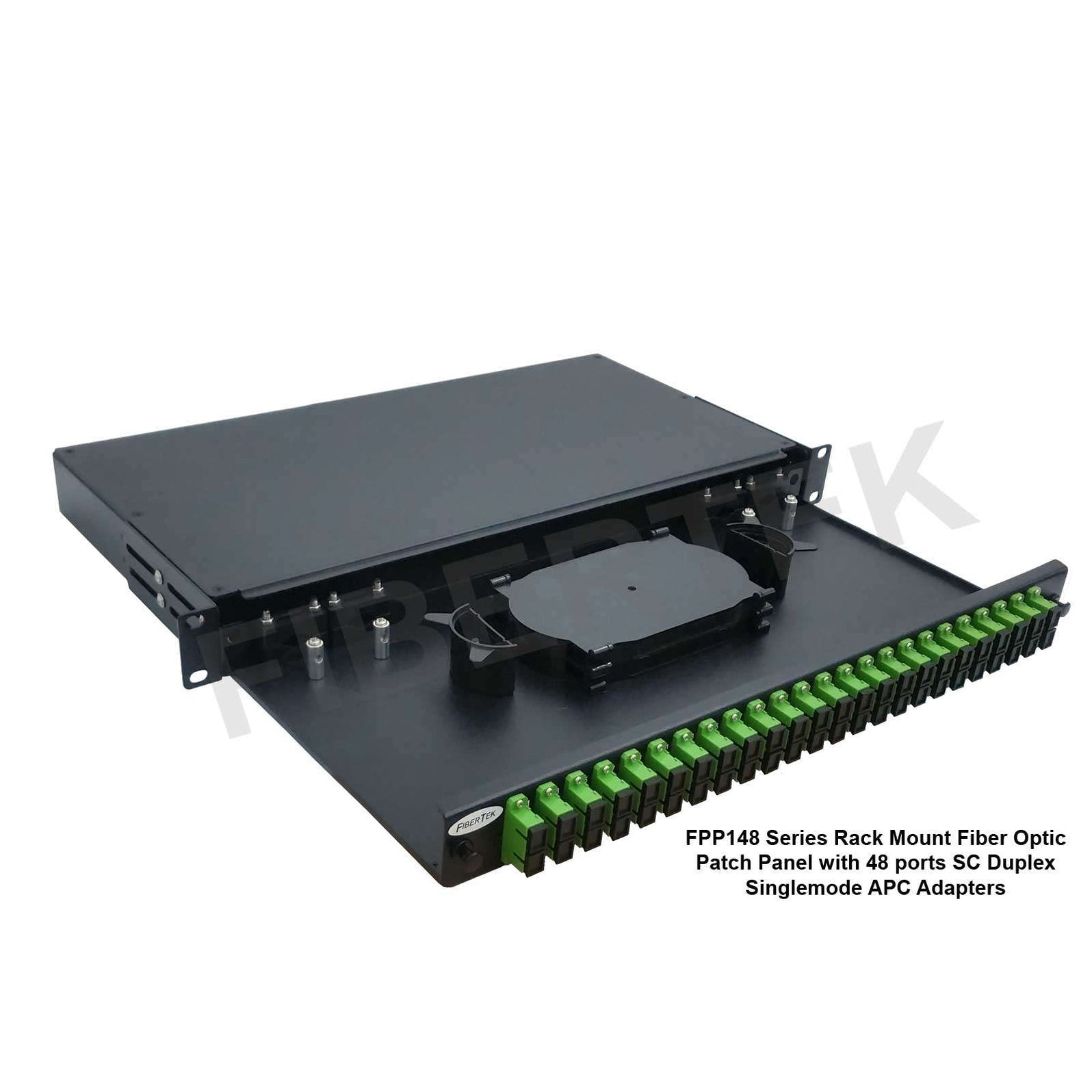 Rack Mount Sliding Patch Panels SC Duplex 1U FPP148 Series — FiberTek ...
